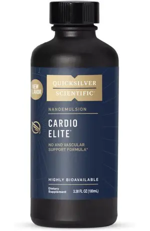QUICKSILVER SCIENTIFIC Cardio Elite Nanoemulsified Nitric Oxide Liquid Supplement - None