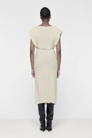 LEEM Ribbed Maxi Knit Dress