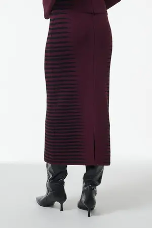LEEM Jacquard Pencil Skirt