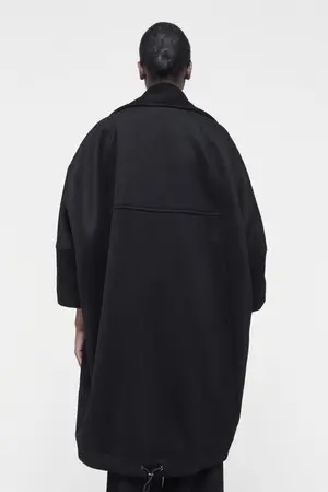 LEEM Boxy Wool-blend Biker Coat