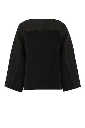 LEEM Quilted Embroidered Top