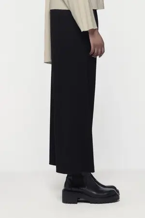 LEEM Wide-leg Pleated Trousers