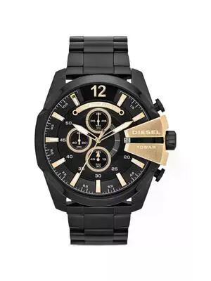 DIESEL® Mega Chief 48mm Watch - Black