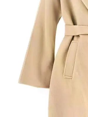 Max Mara Belted Wool Coat - Neutrals