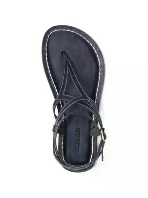 Bernardo Mallorie Stitched Sandals - Black