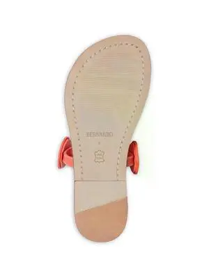 Bernardo Circle-detail Sandals - Orange