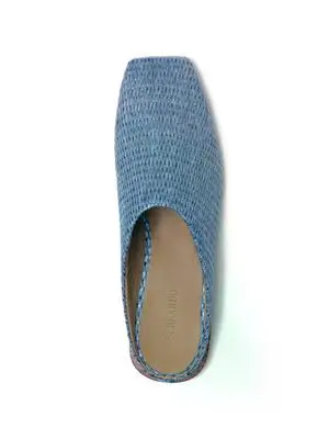 Bernardo Porto Woven Mules