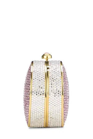 Judith Leiber Embellished Crystal Minaudière