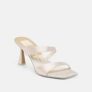 DOLCEVITA Satin Heeled Sandals
