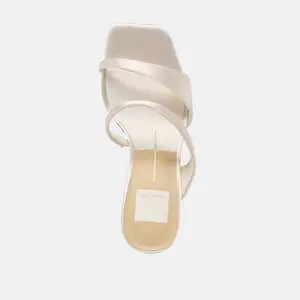 DOLCEVITA Satin Heeled Sandals