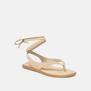DOLCEVITA Jayden Thong Sandals - Almond Suede