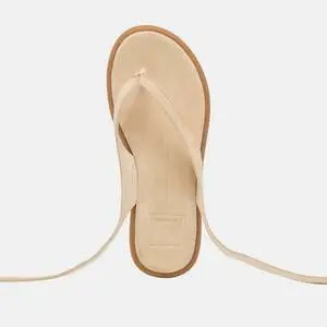 DOLCEVITA Jayden Thong Sandals - Almond Suede
