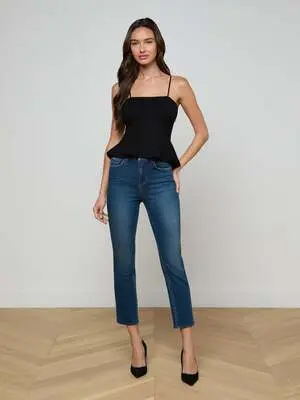 L'Agence Parisa Peplum Top