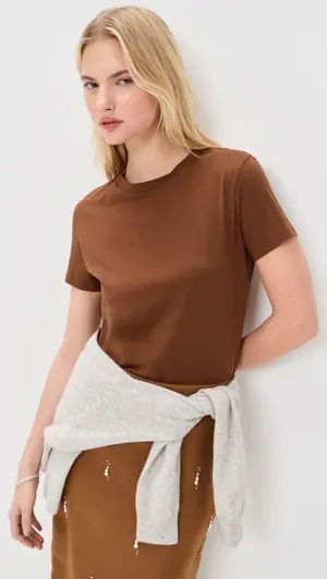 Theory Tiny Tee 2 Apex Tee - Caramel