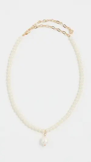 Ettika Pearlescent Beaded Necklace