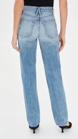 SLVRLAKE Kendra Straight Leg Jeans