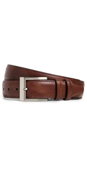 Allen Edmonds Wide Basic Dress Belt - Chili Leather