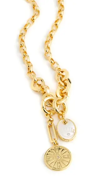 Mignonne Gavigan Voyager Charm Necklace - White Gold