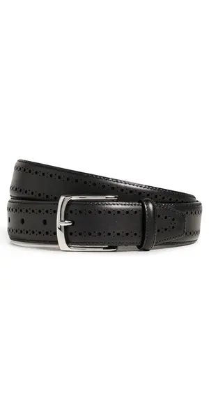 Allen Edmonds Manistee Leather Dress Belt - Black