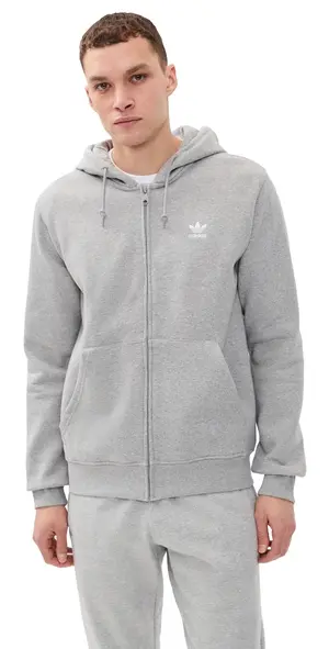 Adidas Trefoil Essentials Full Zip Hoodie