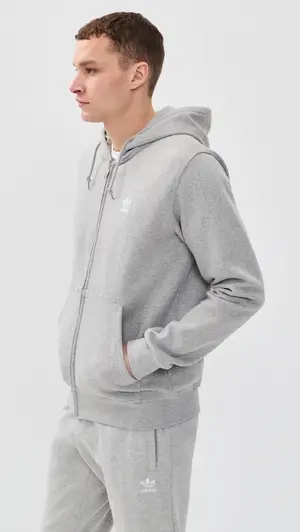 Adidas Trefoil Essentials Full Zip Hoodie