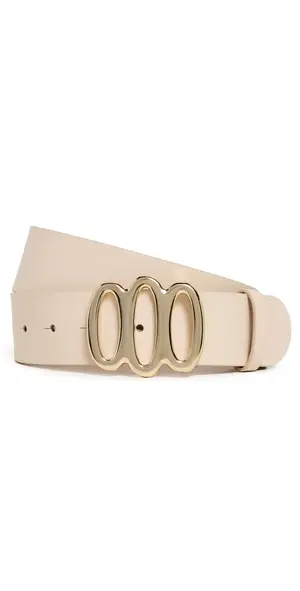 B-low The Belt Daria Leather Belt - Latte/gold