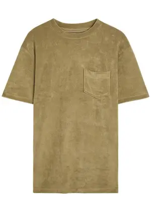 AURELIEN Terry T-shirt - Khaki