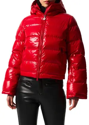 Perfect Moment Polar Puffer Ski Jacket - Red