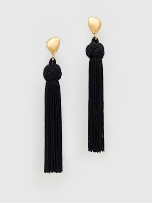 REFORMATION Dolores Tassel Earrings - Gold