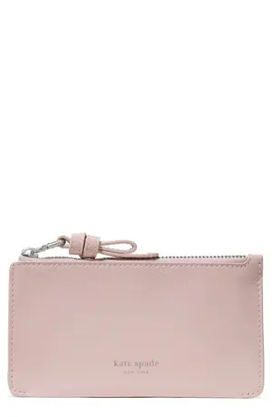 Kate Spade New York Loop Glazed Leather Card Case - Morning Beach