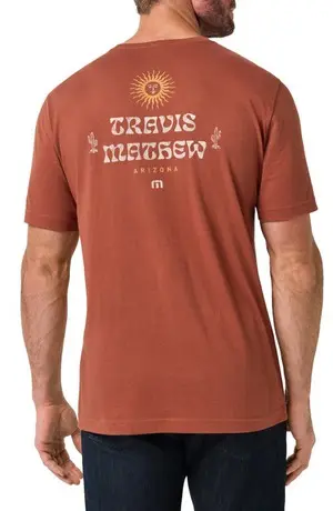 Travis Mathew Sunbaker Cotton Graphic T-shirt