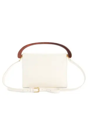 Dries Van Noten Leather Top Handle Bag