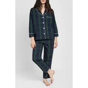 Sleepy Jones Marina Pajama Set - Blackwatch