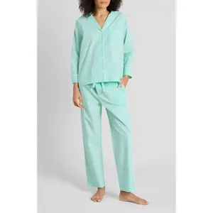 Sleepy Jones Marina Pajama Set - Bonaire Blue