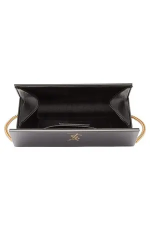 Saint Laurent Mini Vicky Plexiglas Minaudiere - Noir