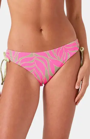 Roxy Stay Wild Hipster Bikini Bottom - Pink Combo