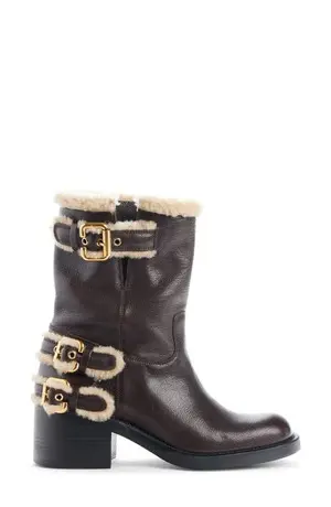 Chloé Genuine Shearling Dakota Boots