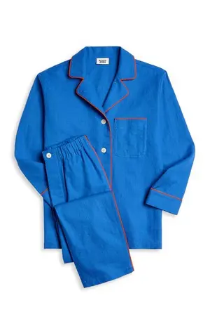 Sleepy Jones Linen-cotton Margaret Pajama Set