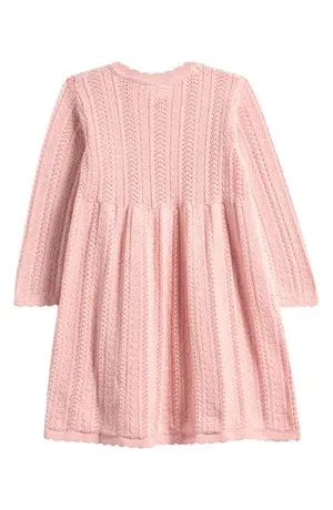 NEXT Pointelle Knit Sweater Dress