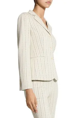 Theory Striped Single-breasted Blazer