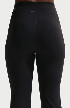 Nike Zenvy High-waisted Flared Leggings - Black