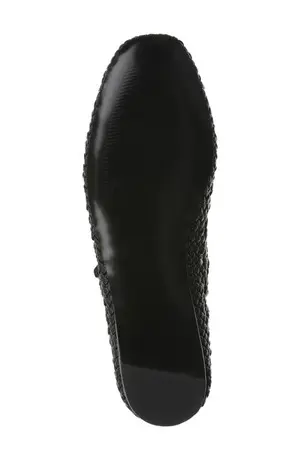 Nordstrom Maren Woven Mary Jane Flat - Black