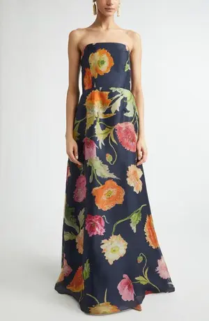 Carolina Herrera Tube Evening Dresses