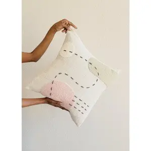 KANJU INTERIORS Desert Dawn Throw Pillowwith Insert - Square