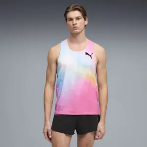PUMA Lightspeed Ultraweave Lightweight Running Singlet - Pink