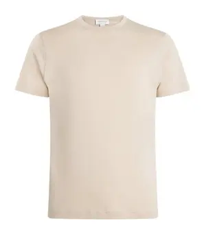 Sunspel Supima Cotton Classic T-shirt - Beige