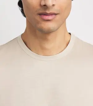 Sunspel Supima Cotton Classic T-shirt - Beige