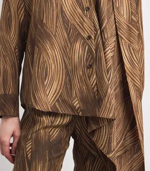 RETORI Silk Grass Waves Shirt