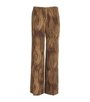 RETORI Silk Grass Waves Trousers