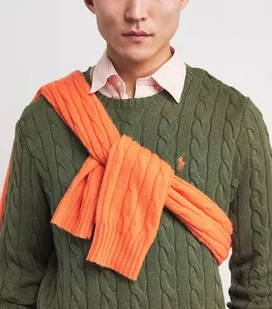 Polo Ralph Lauren Cotton Cable-knit Sweater - Green